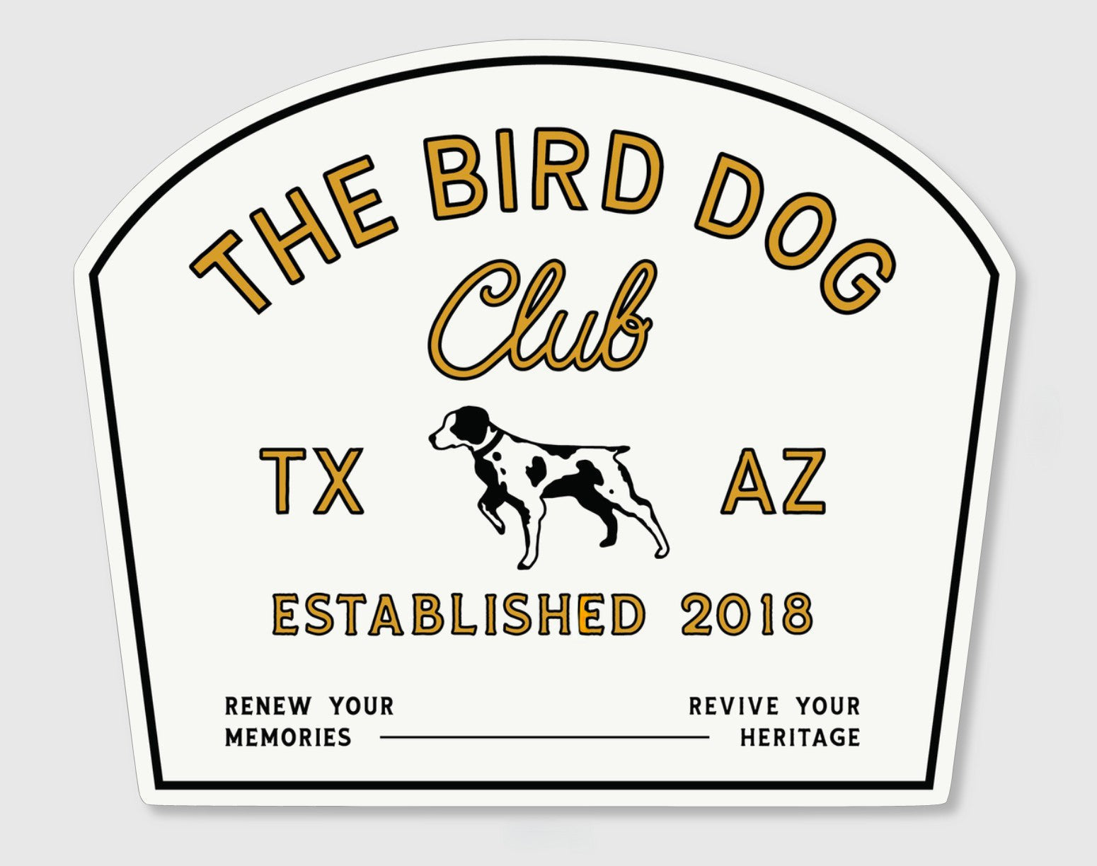 Bird Dog Club Sticker for Bird Dog Enthusiasts – Ballad of the Bird Dog