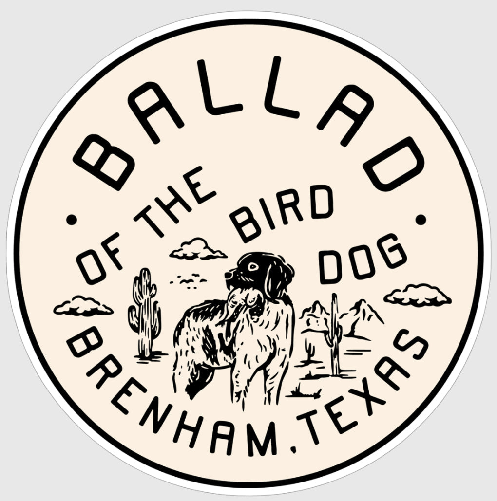 Shop Sticker Fetch Bird Dog Miniature Masterpiece – Ballad of the Bird Dog
